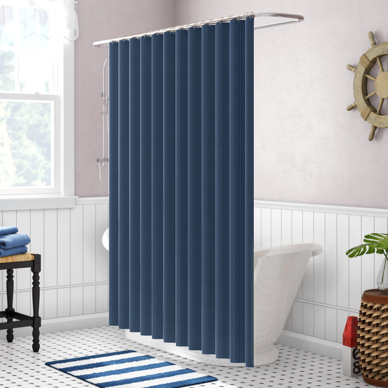 Wade Logan® Anghard Solid Color Single Shower Curtain And Reviews Wayfair